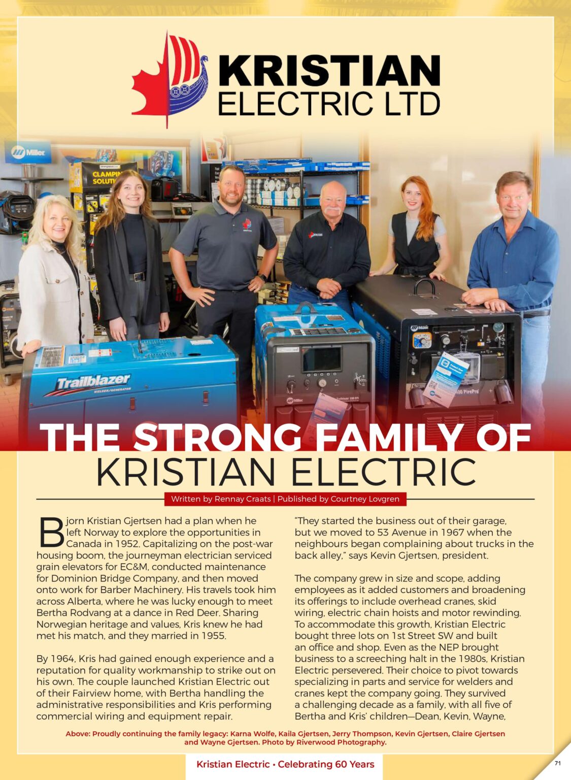 Kristian Electric - Celebrating 60 Years - Business In Calgary